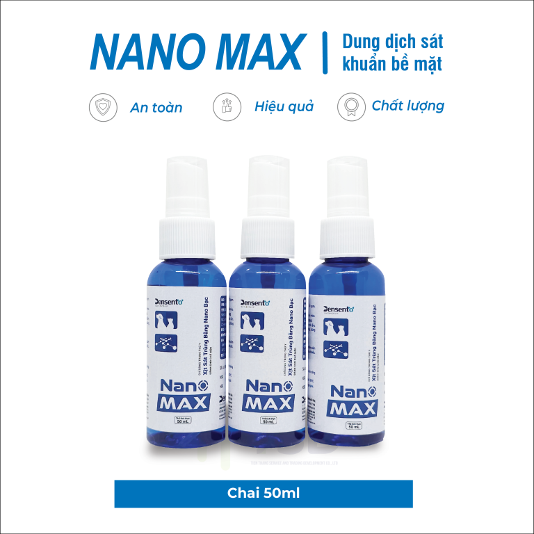 Nano Max - Dung dịch sát khuẩn bề mặt - Tiến Thắng Vet